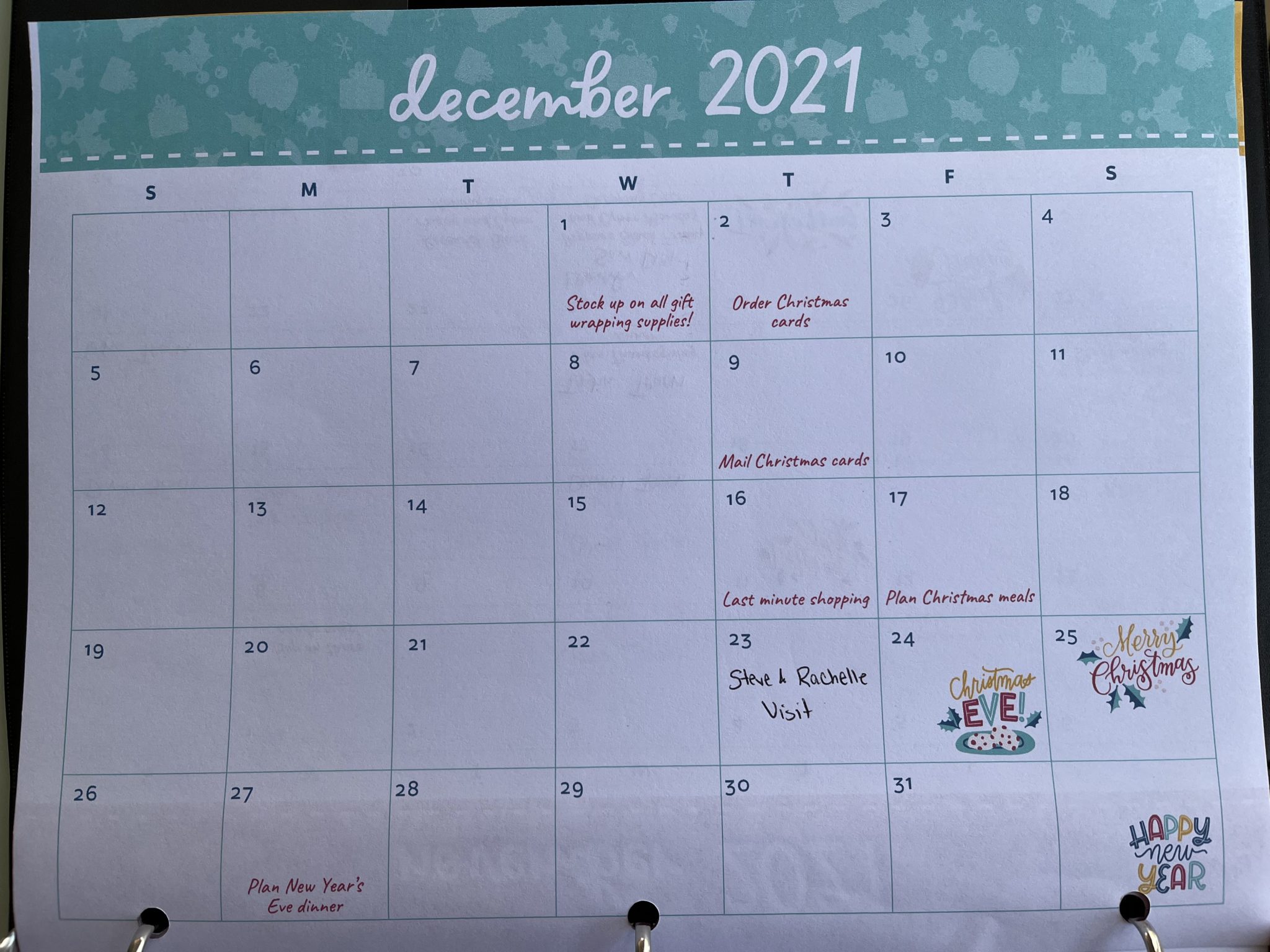 Stress Free Holidays Using Holiday Planner - Get Organized HQ