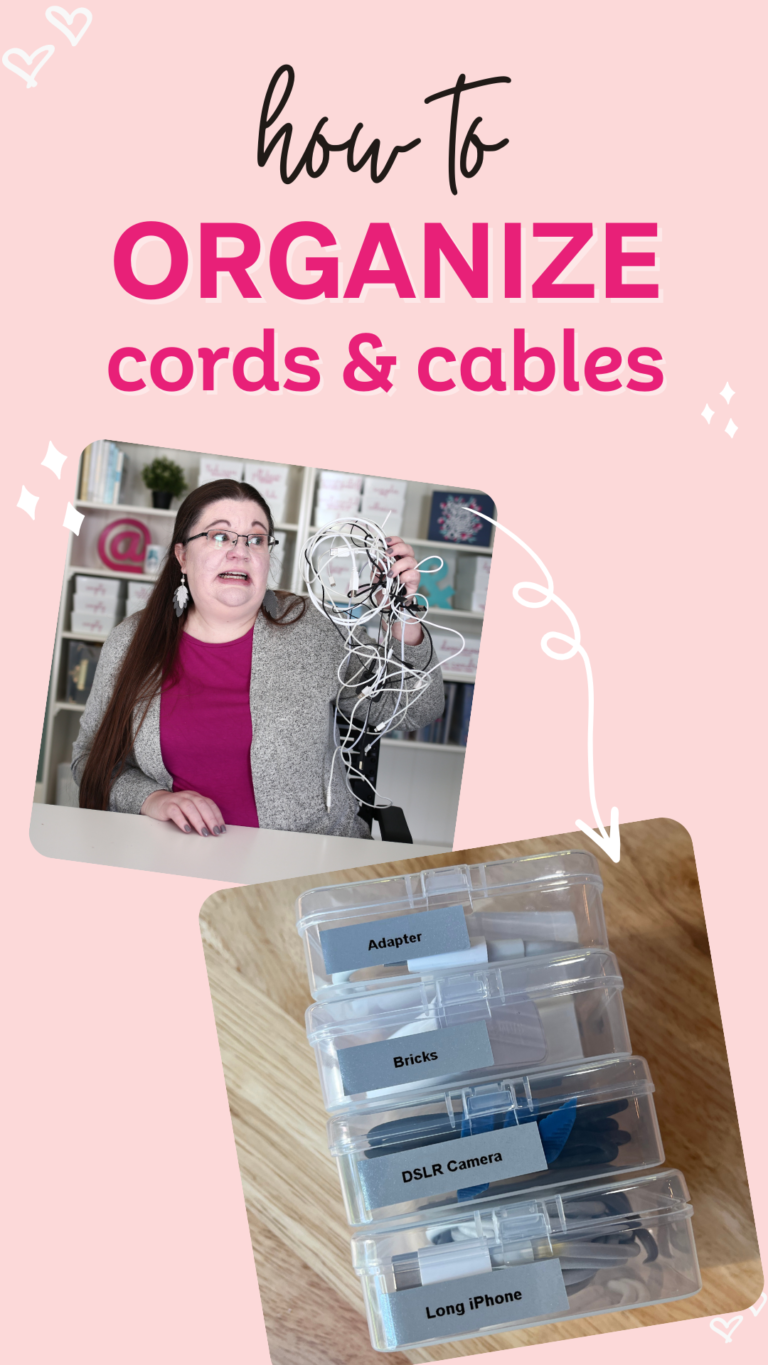 How to Organize Cords - Get Organized HQ