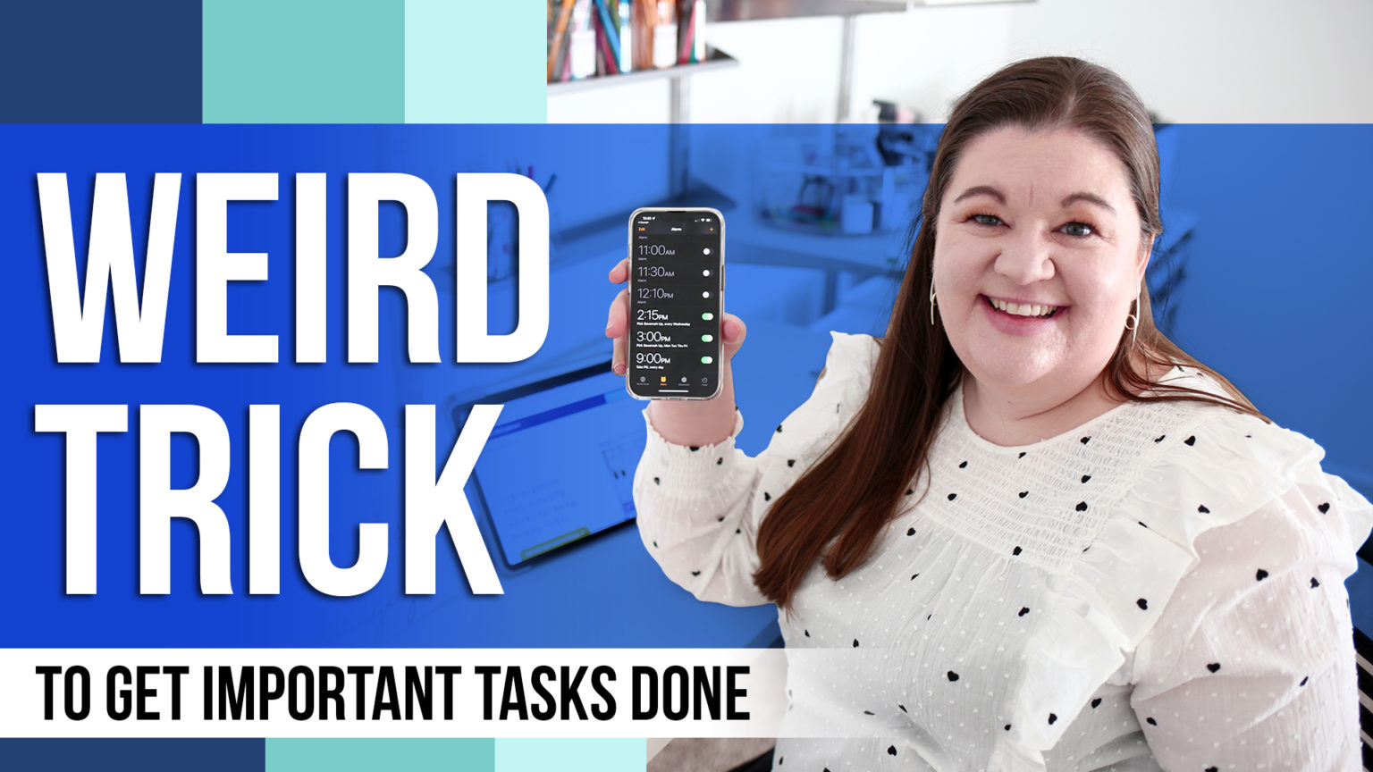 Weird Trick for Getting Important Tasks Done! - Get Organized HQ