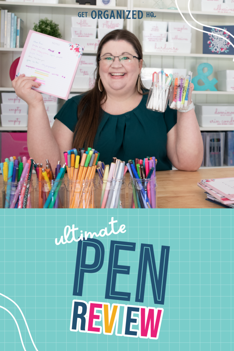Best Pens for Writing in Planners- the ULTIMATE Pen Review - Get ...