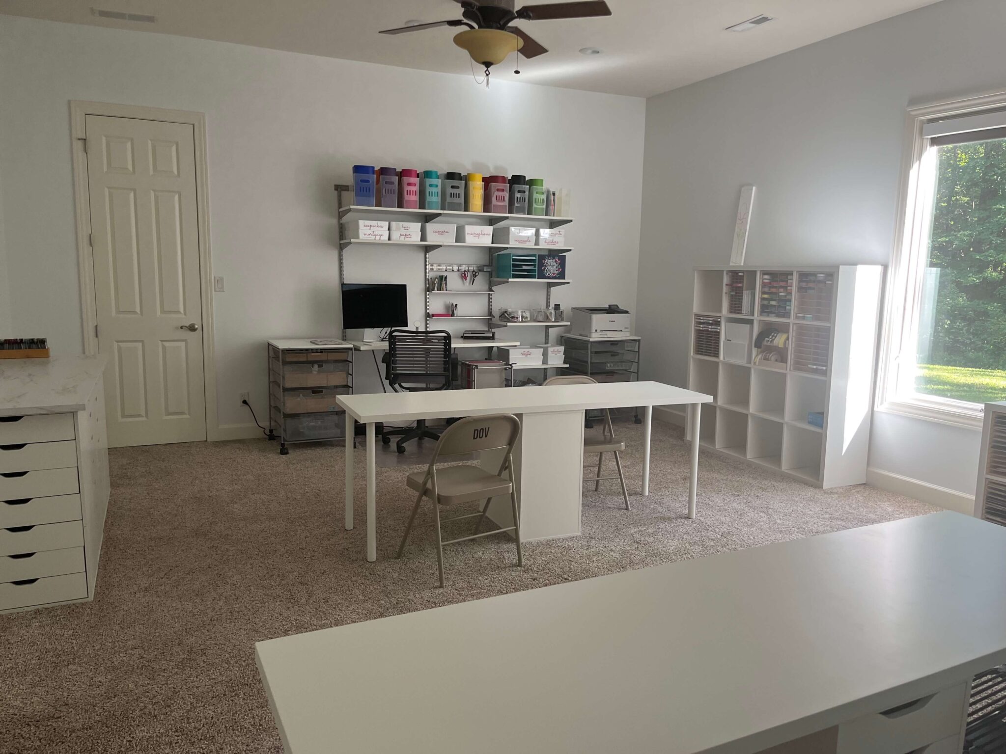 Craft Room & Office Organization Tour - Get Organized HQ