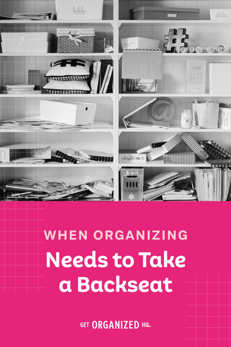I'm Scared to Talk about This - Get Organized HQ