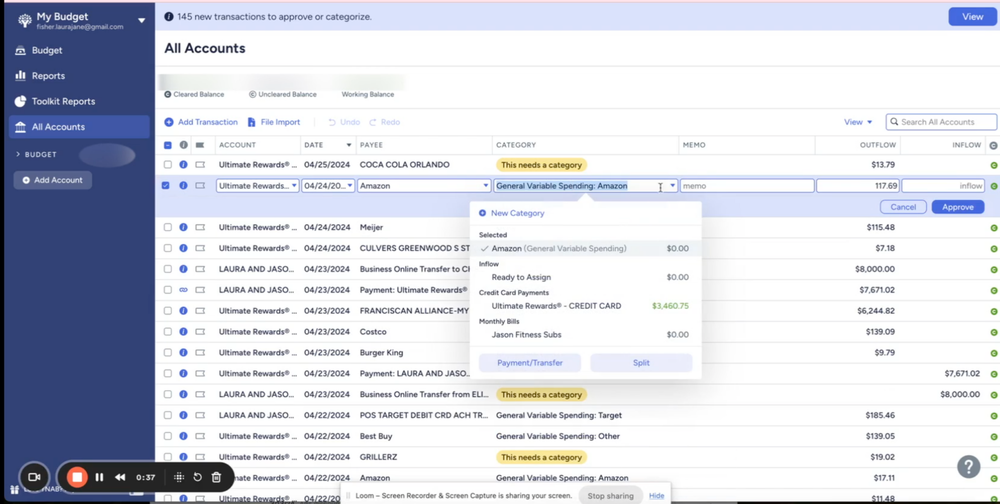 How to Use YNAB for Beginners- See Exactly What I Do! - Get Organized HQ